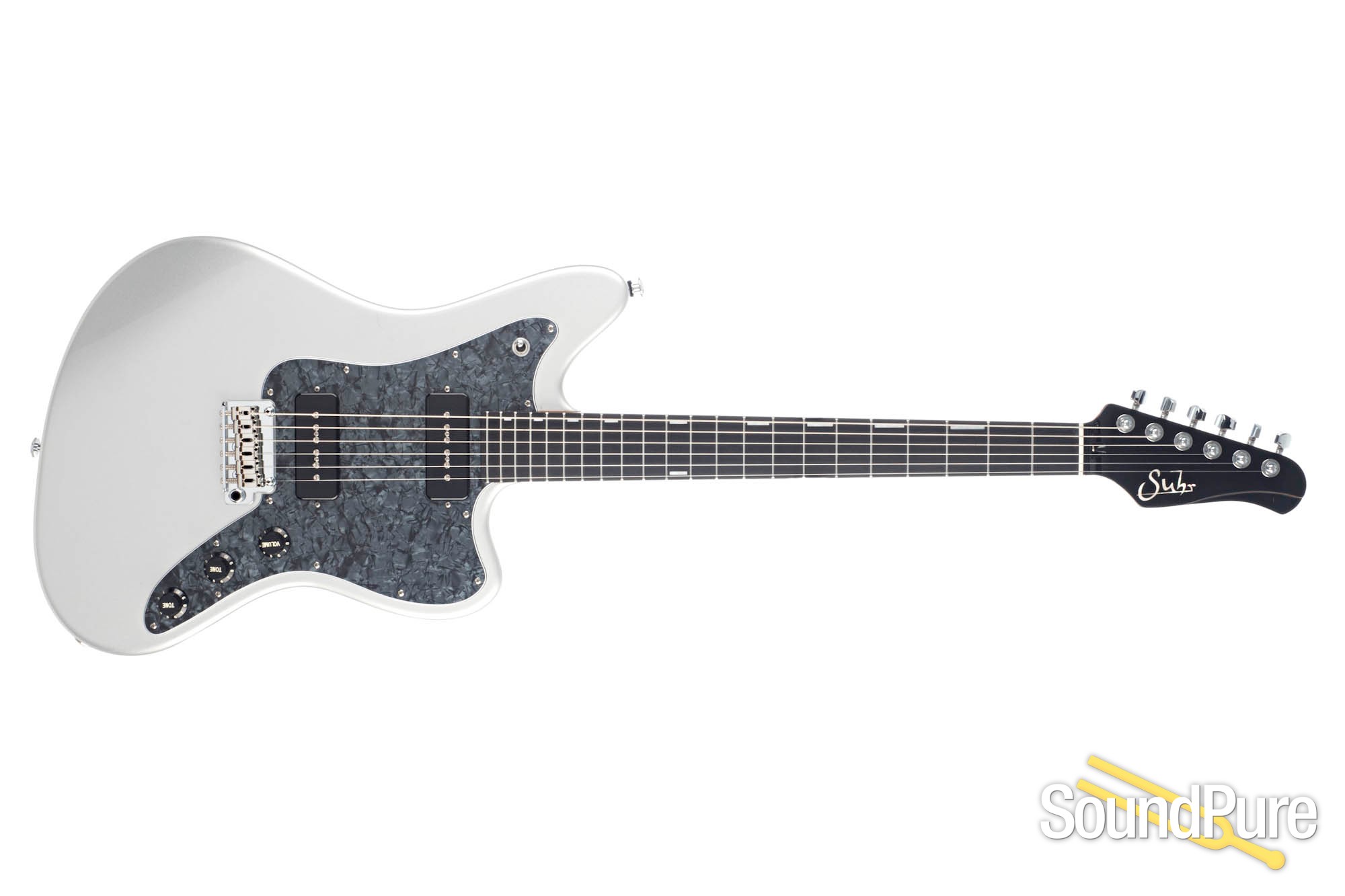 Suhr Classic JM Firemist Silver Electric Guitar #JS1W3P
