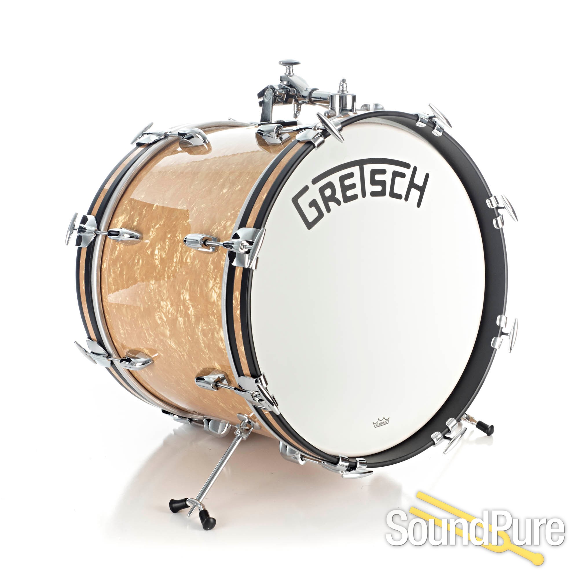 Gretsch 3pc Broadkaster Be Bop Drum Set Antique Pearl