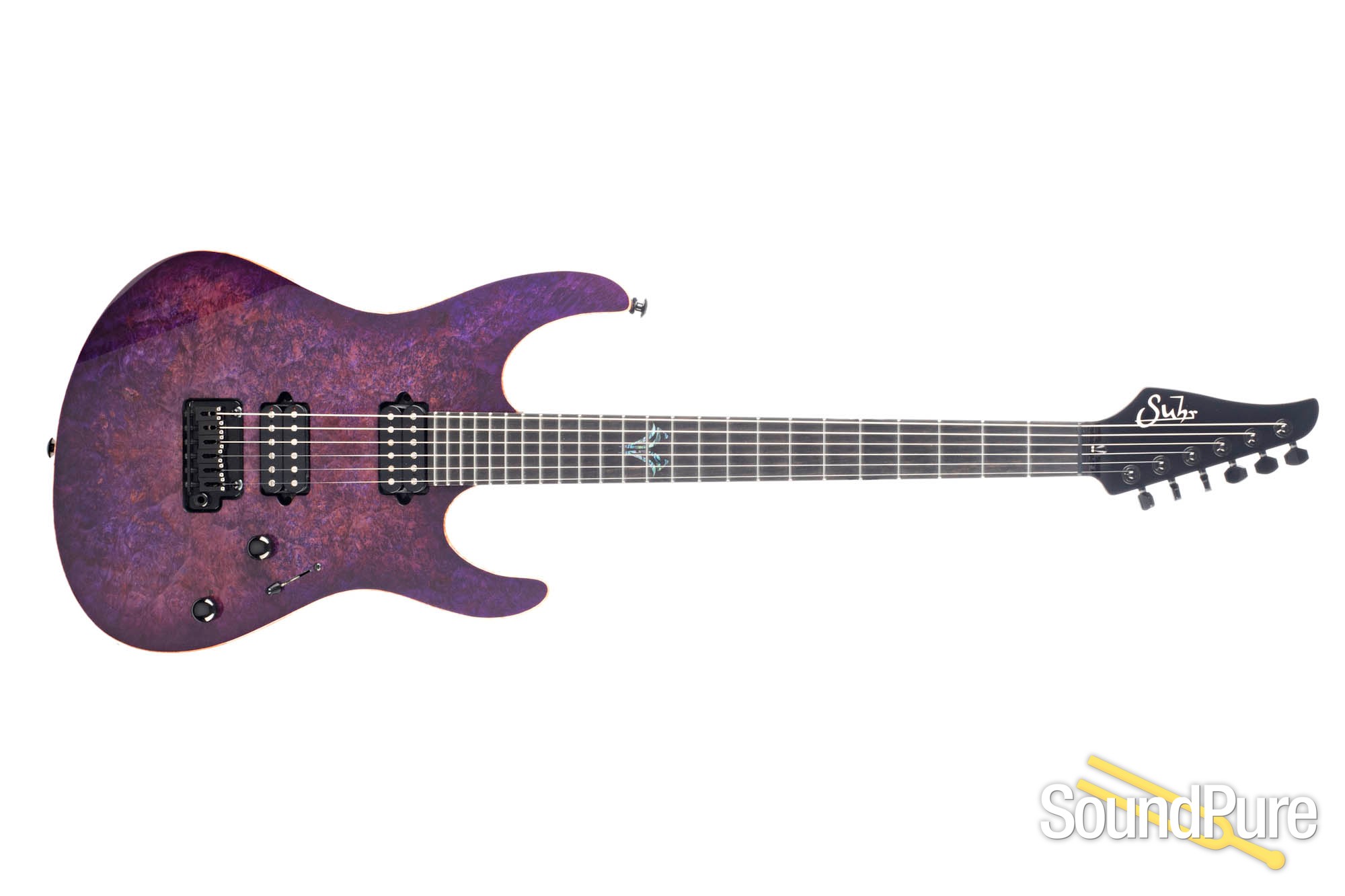 Suhr Modern Burl Trans Purple Burst Electric #JS1T1Q - Used