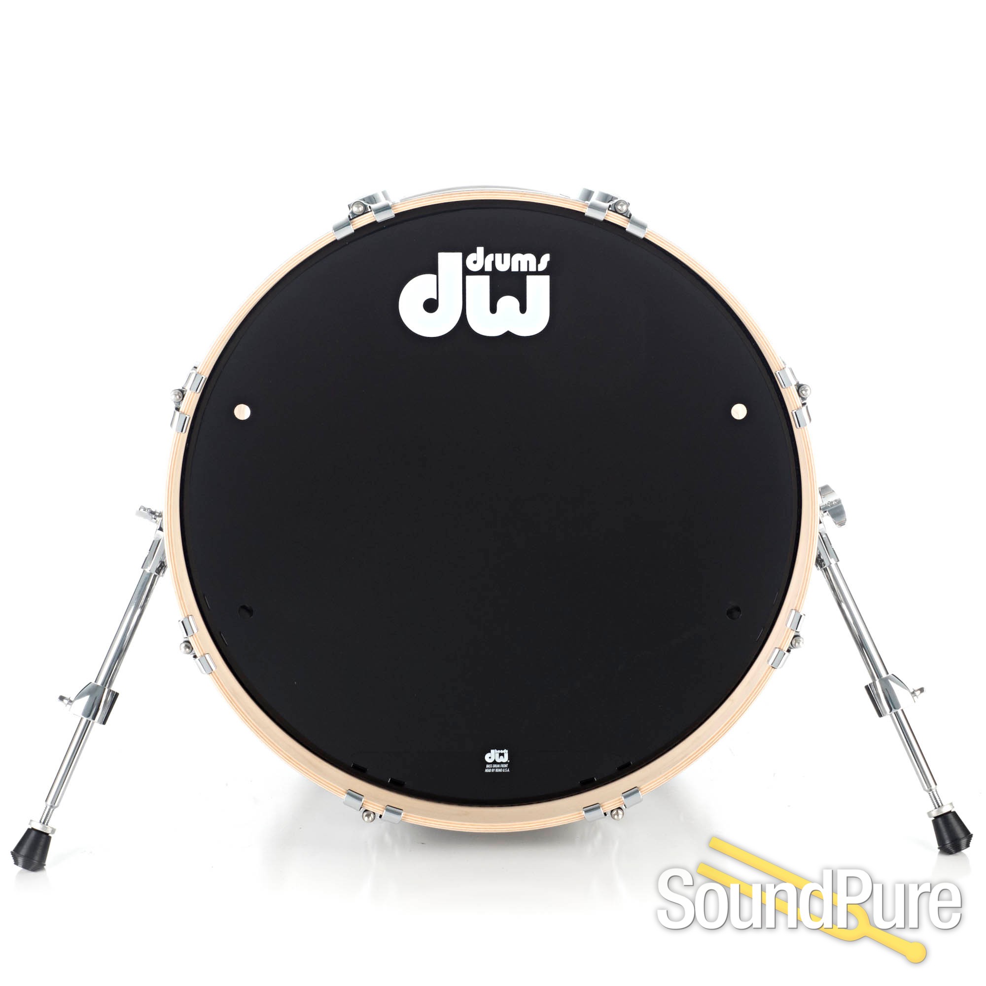 Dw 4pc Collectors Series Maple Drum Set Black Oyster Glass