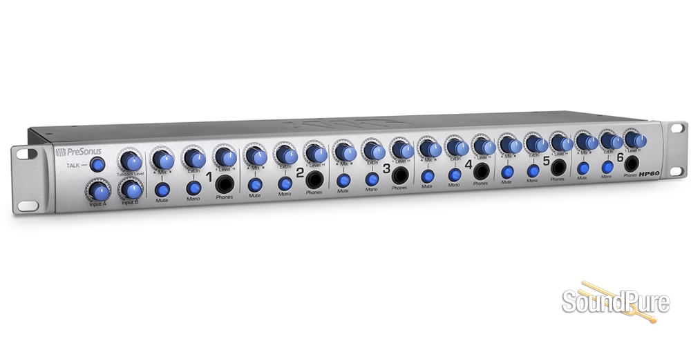 Presonus HP60 6 Channel Headphone Mixing System | Soundpure.com