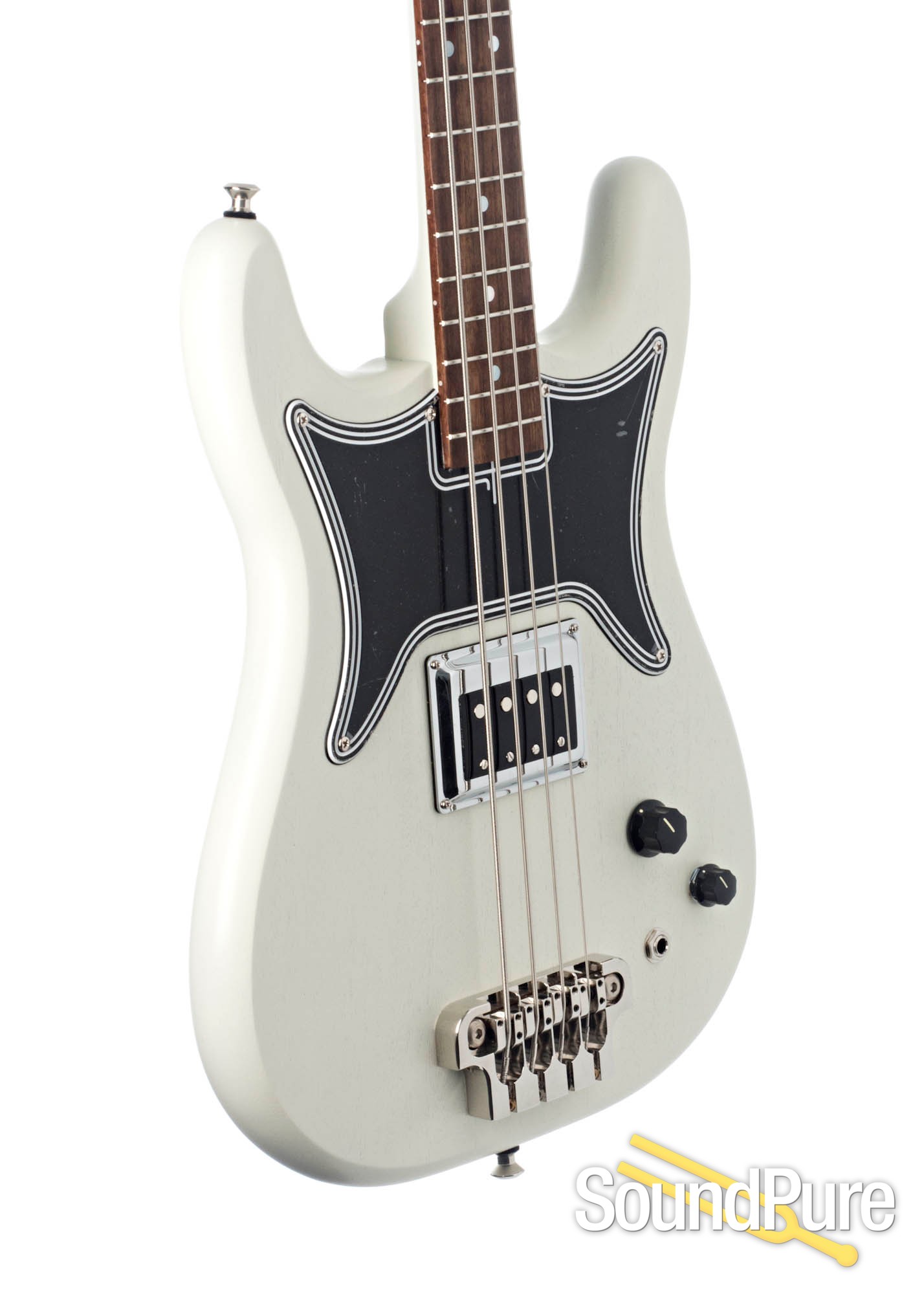 Serek Midwestern Vintage White Short Scale Bass #MW-120