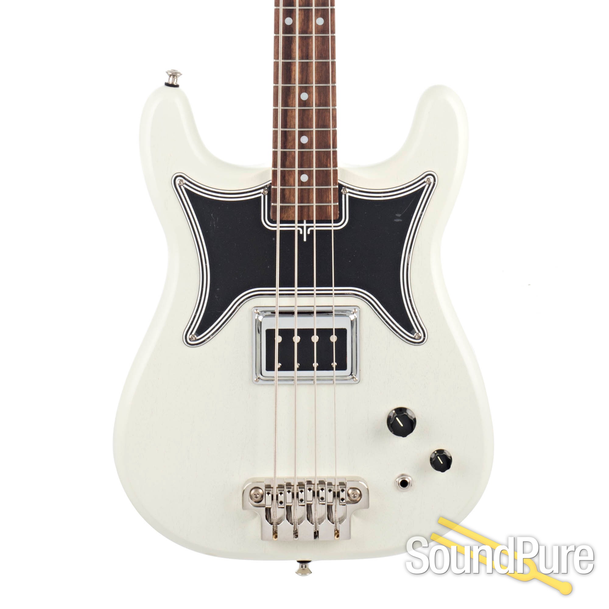 Serek Midwestern Vintage White Short Scale Bass #MW-120