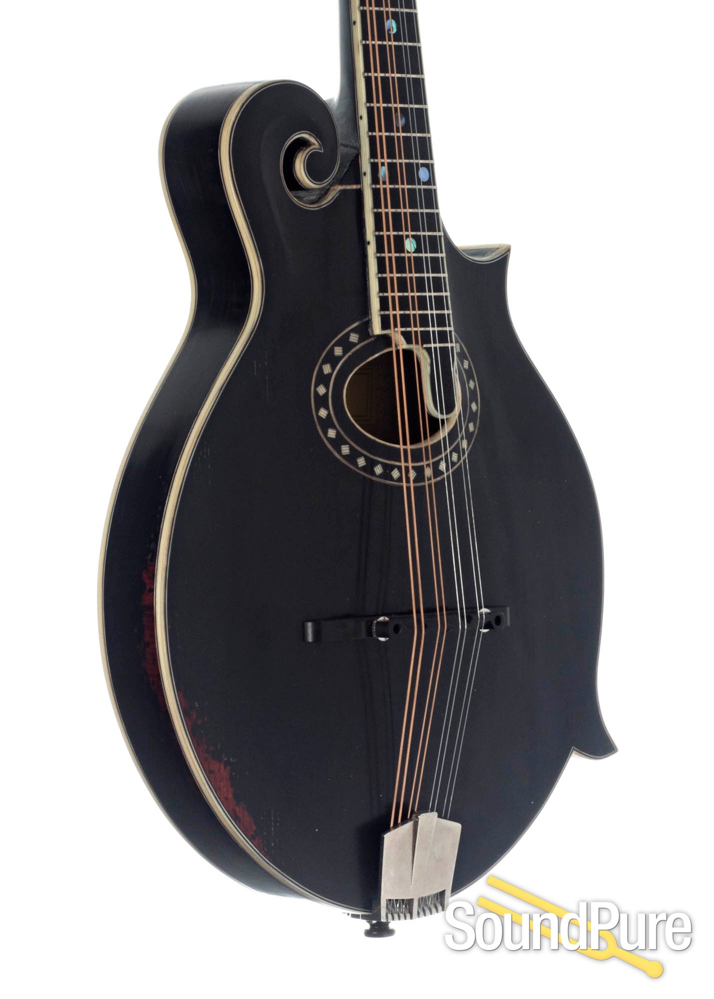 Eastman MD814/v Black Addy/Maple F-Style Mandolin #N2102366