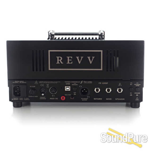 Revv Amplification D20 20/4-Watt Tube Head - Black