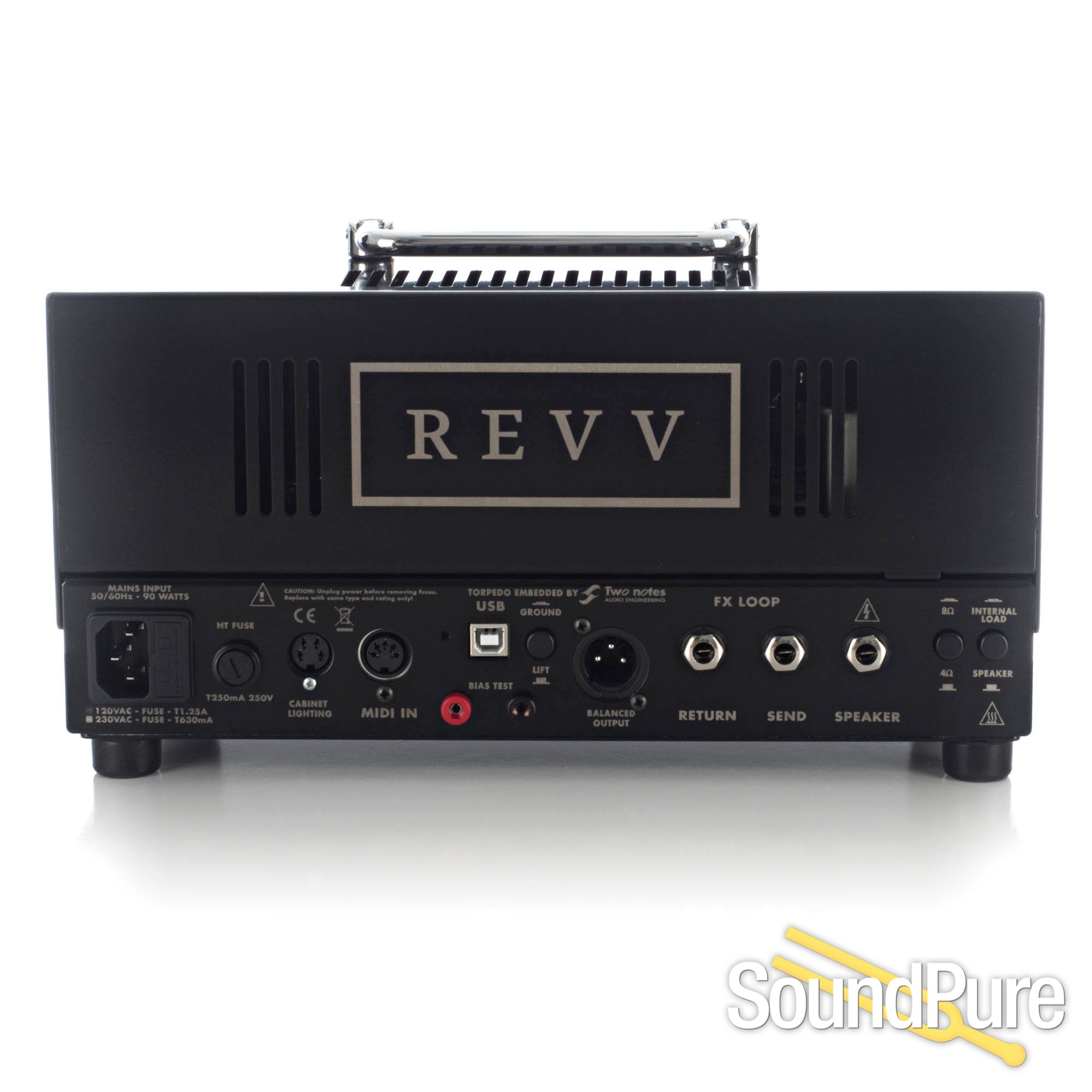 Revv Amplification D20 20/4-Watt Tube Head - Black