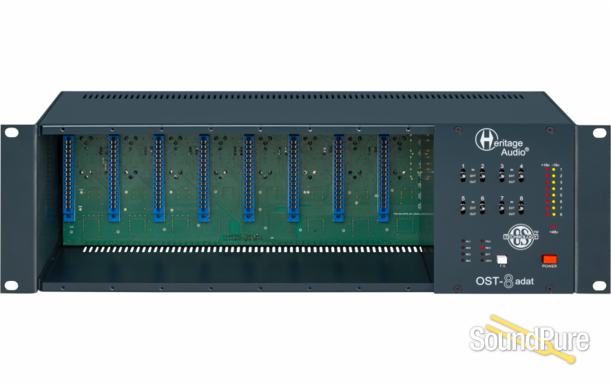 Heritage Audio OST-8 ADAT Advanced 500 Series Rack
