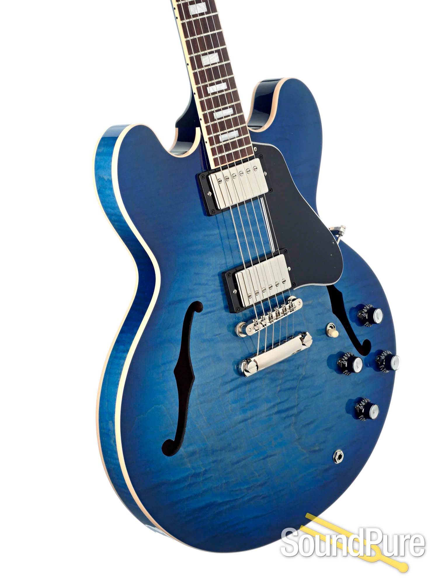 Gibson ES-335 Figured Blue Burst Guitar #119890170 - Used