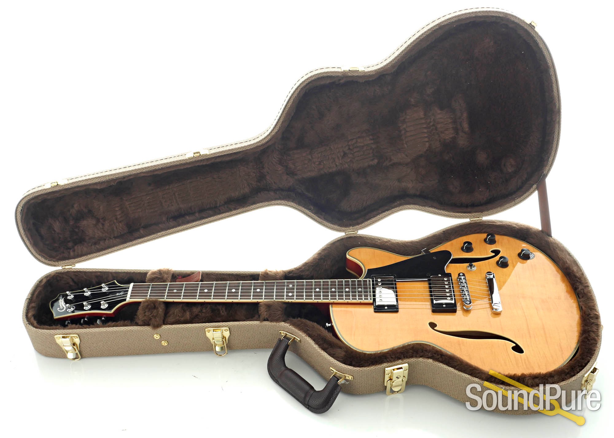 Comins GCS-1 Blonde Semi-Hollow Electric #112409 | Soundpure.com