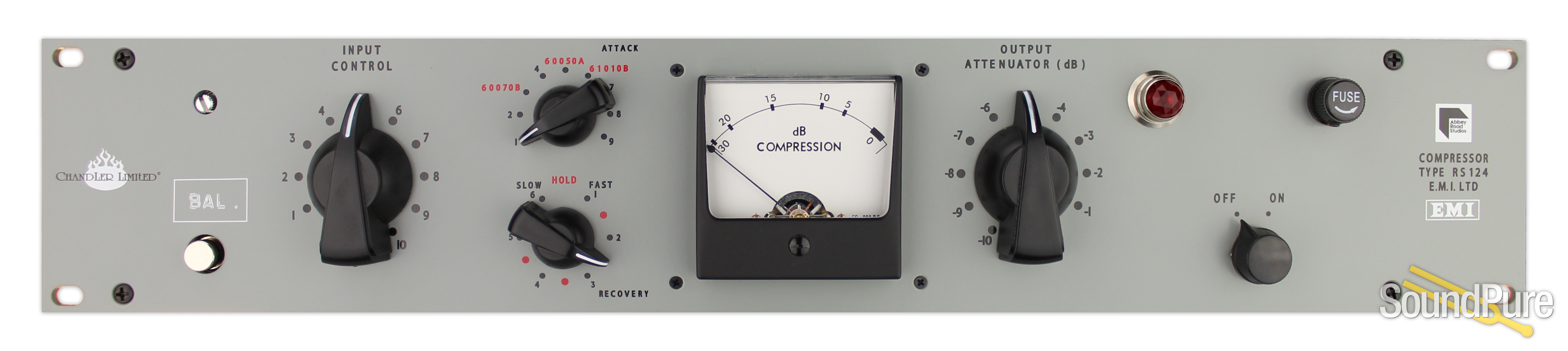 Chandler Limited EMI RS124 Compressor W/ Stepped Switches