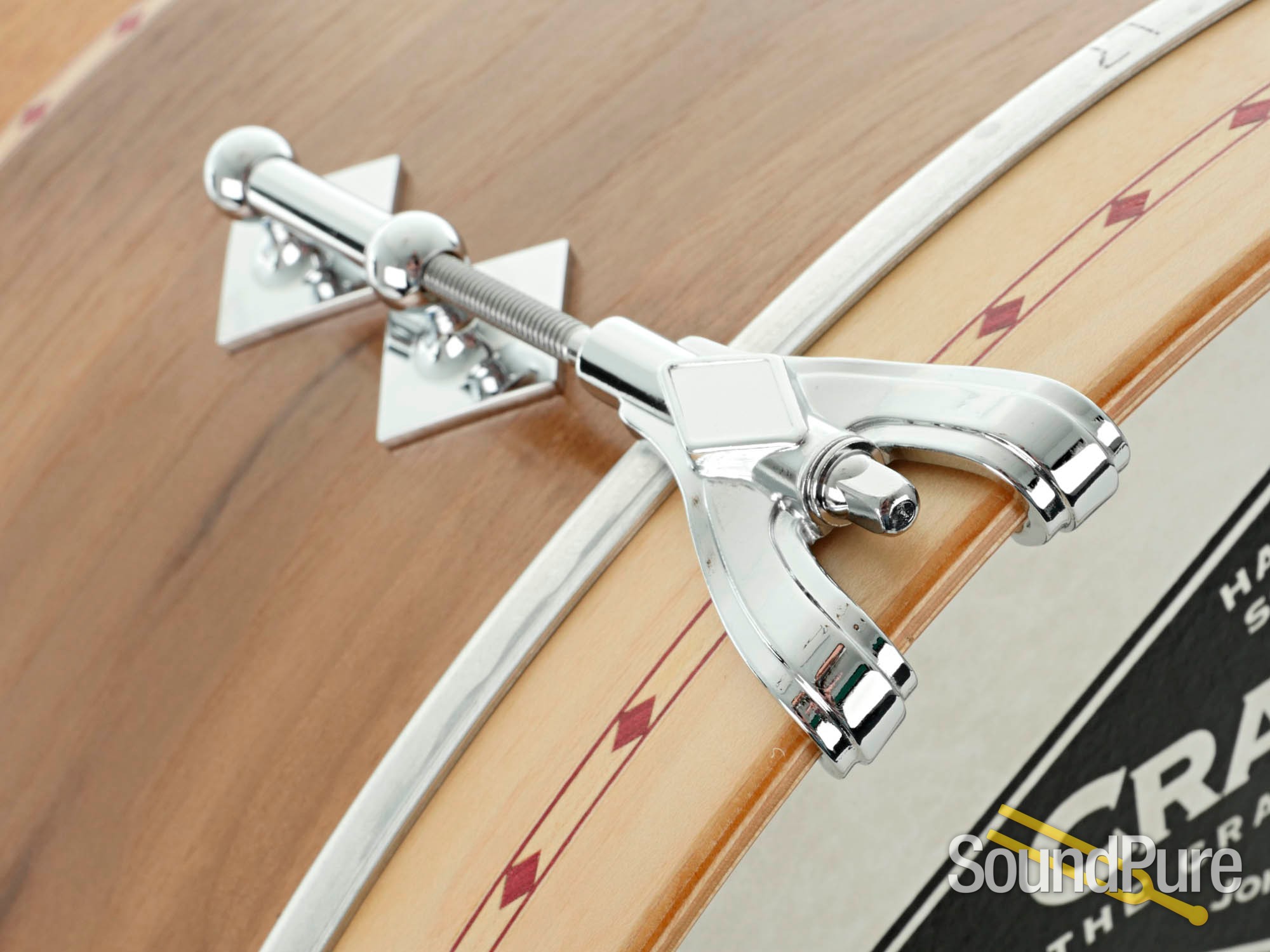 Craviotto 3pc Mahogany/Walnut Stacked Custom Shop Drum Set