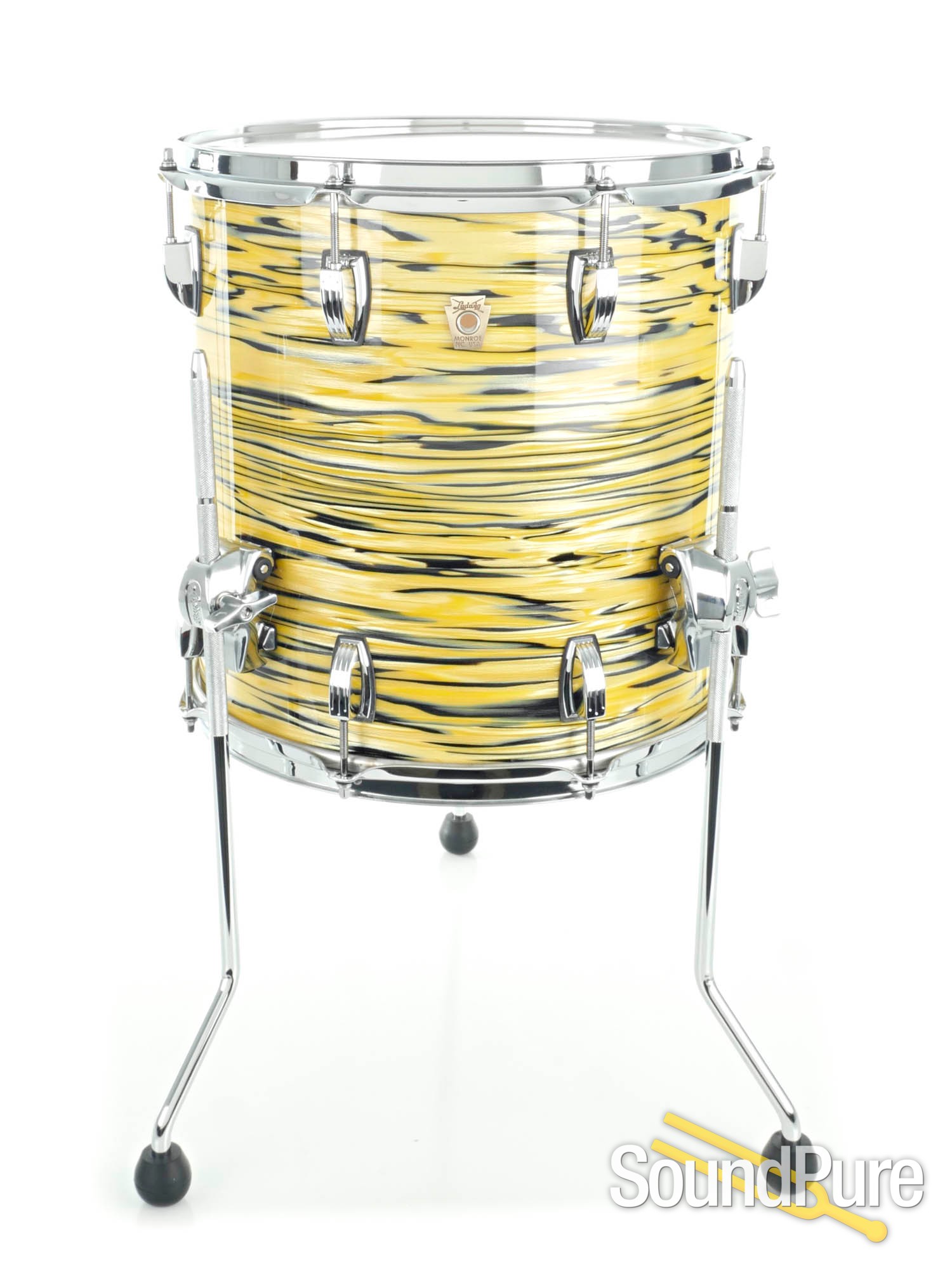 Ludwig 3pc Classic Maple DownBeat Drum Set Lemon Oyster