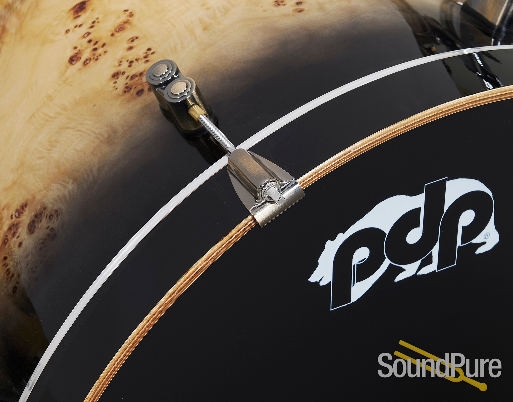 Pdp 4pc Concept Maple Limited Edition Mapa Burl Drum Set