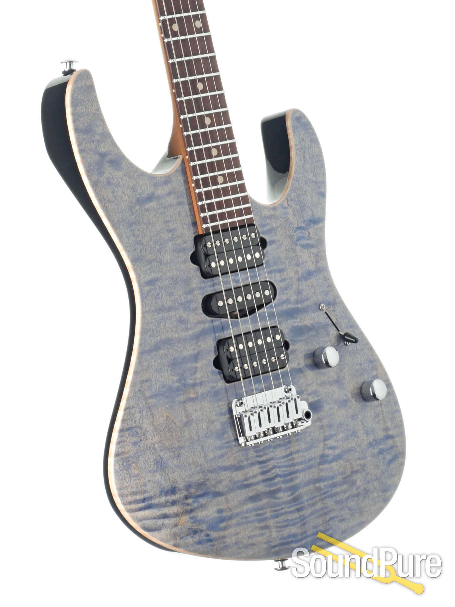 Suhr Modern Plus Trans Blue Denim Electric Guitar #71462