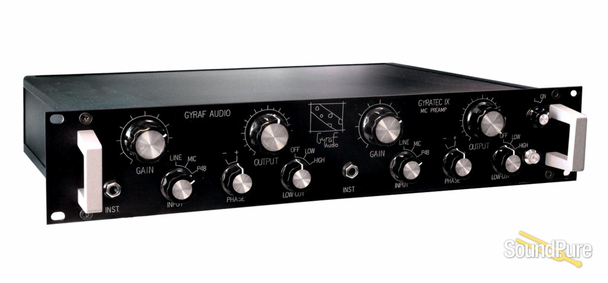 Gyraf Audio G9 Dual Tube Microphone Amplifier | Soundpure.com