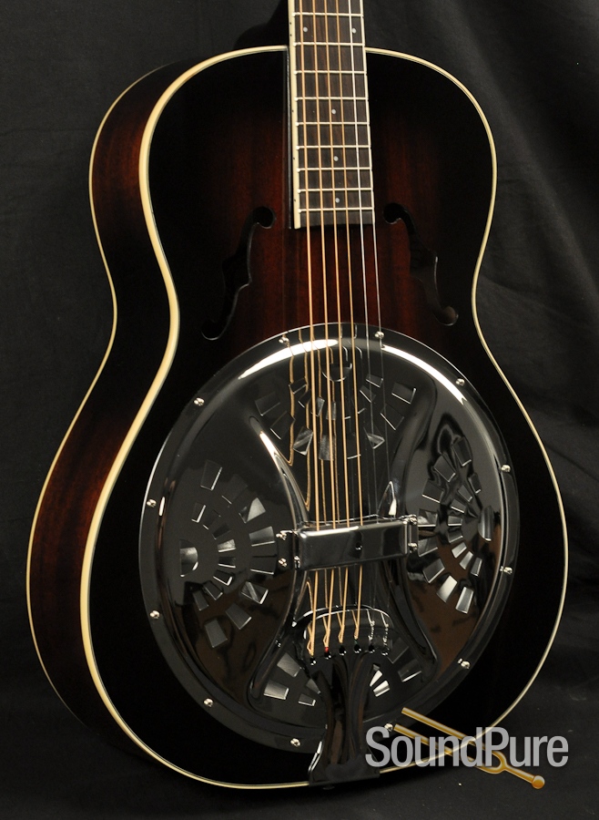 Wechter RS-6610F Round Neck Resonator Vintage Burst
