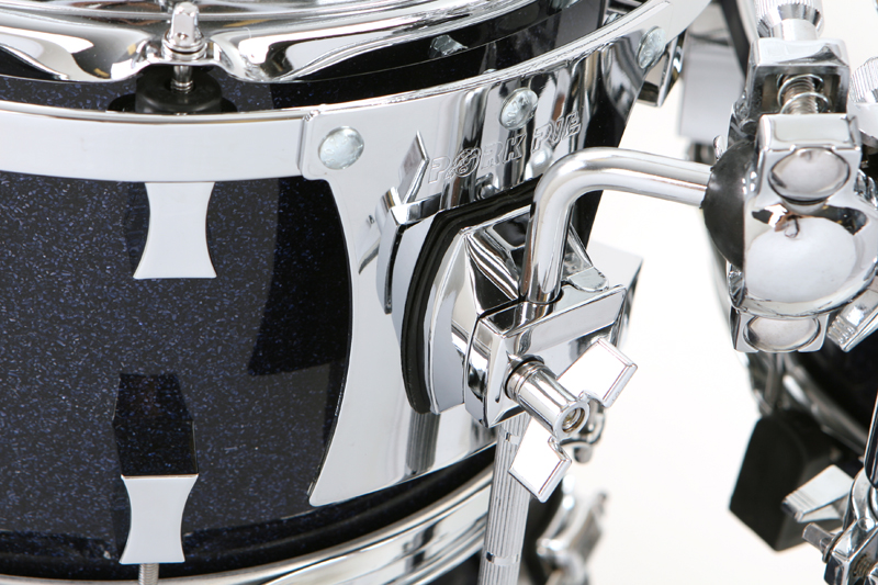 Pork Pie 4pc Indigo Blue Glass Glitter Maple Drum Set