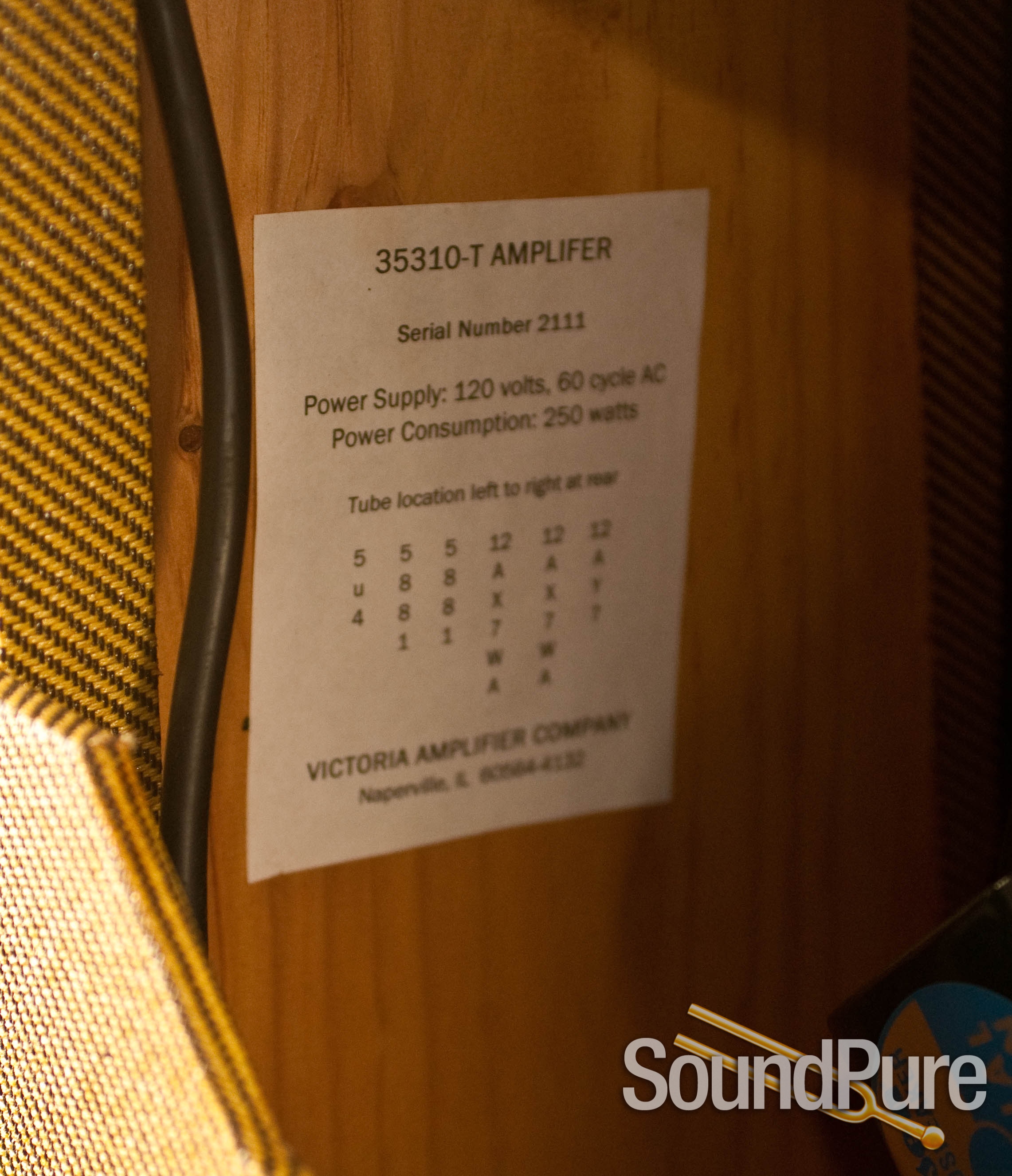 Victoria Amps Model 35310- T - Used | Soundpure.com