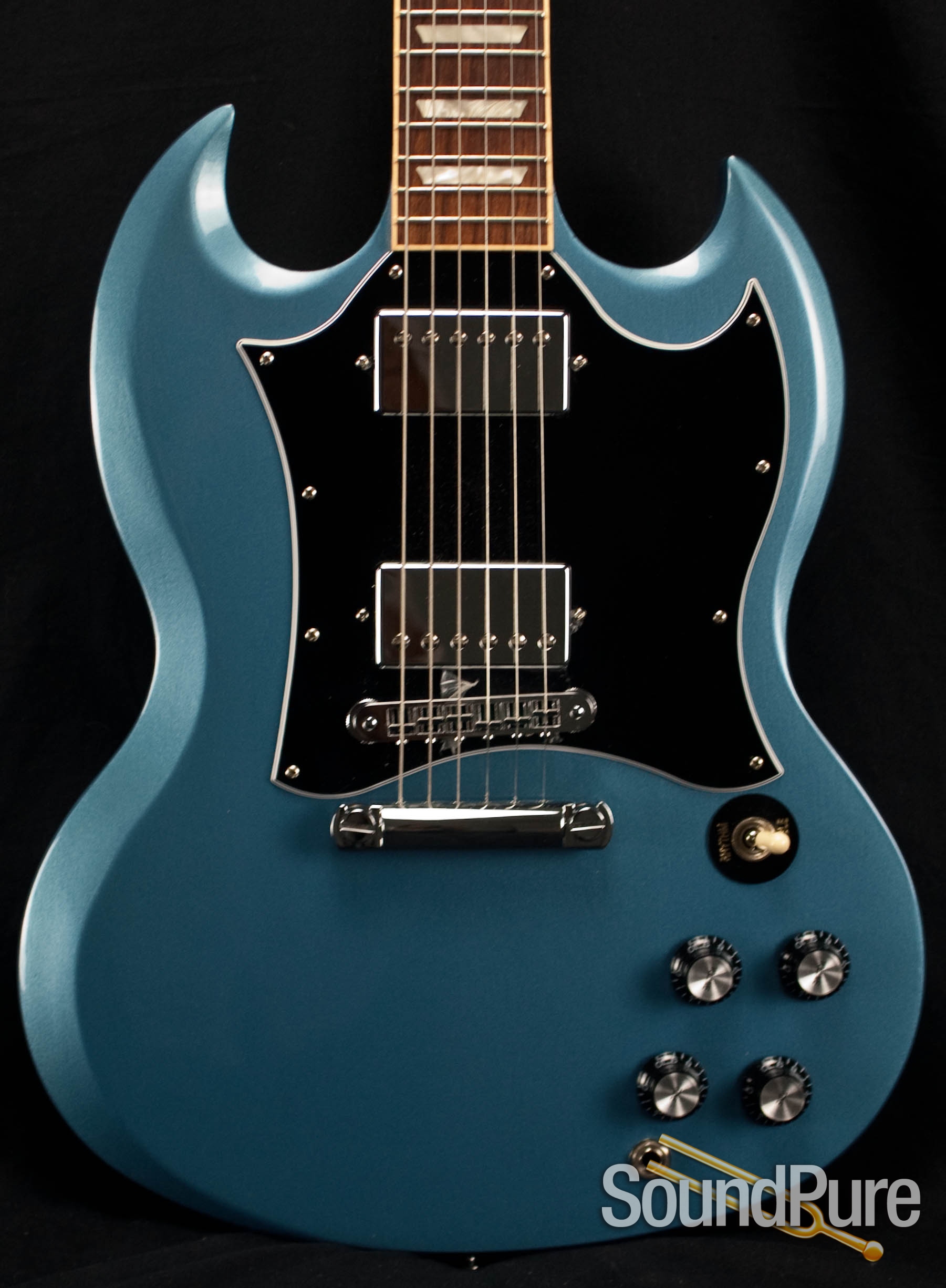 Gibson Sg Standard Limited Edition Pelham Blue Guitar Used
