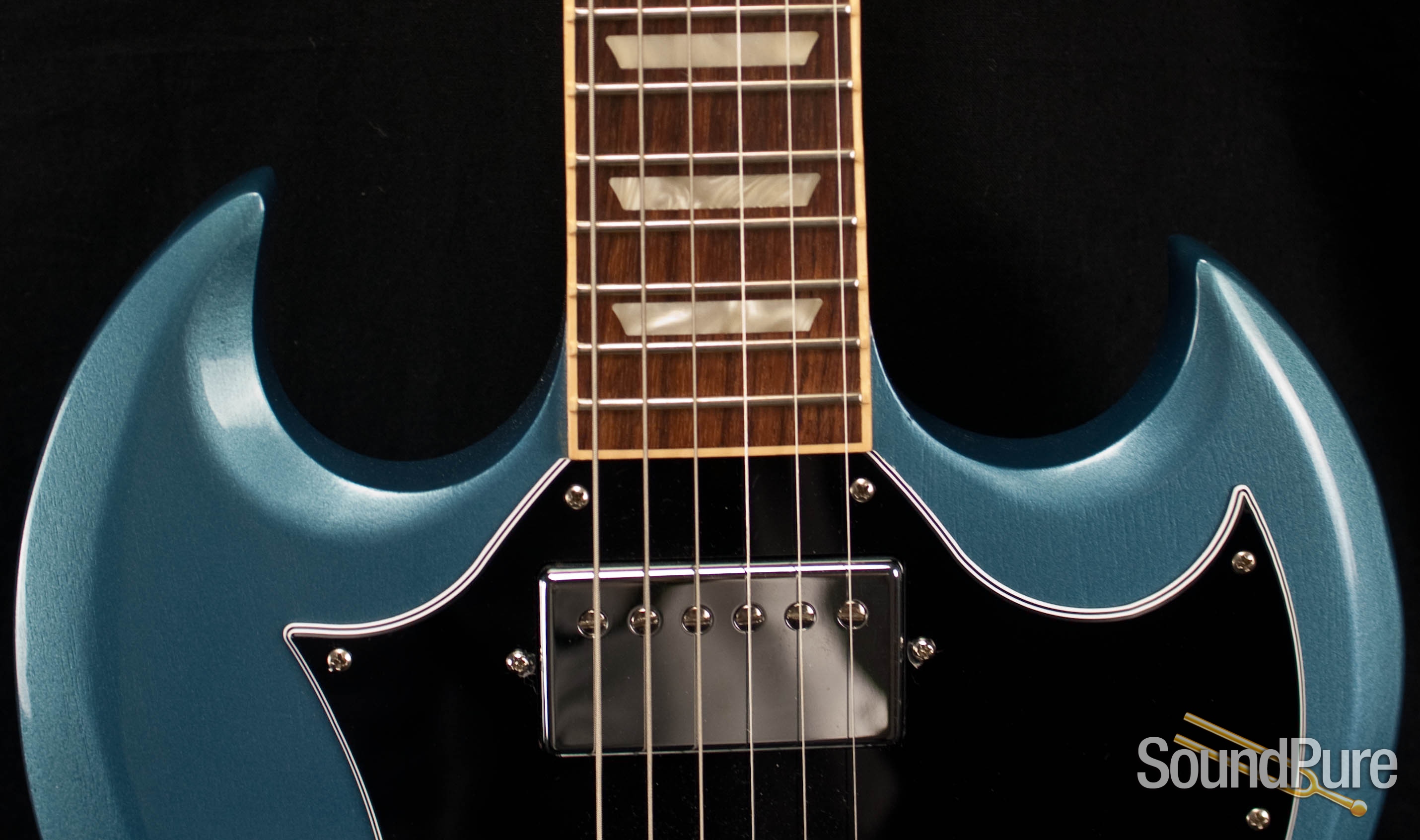 Gibson Sg Standard Limited Edition Pelham Blue Guitar Used