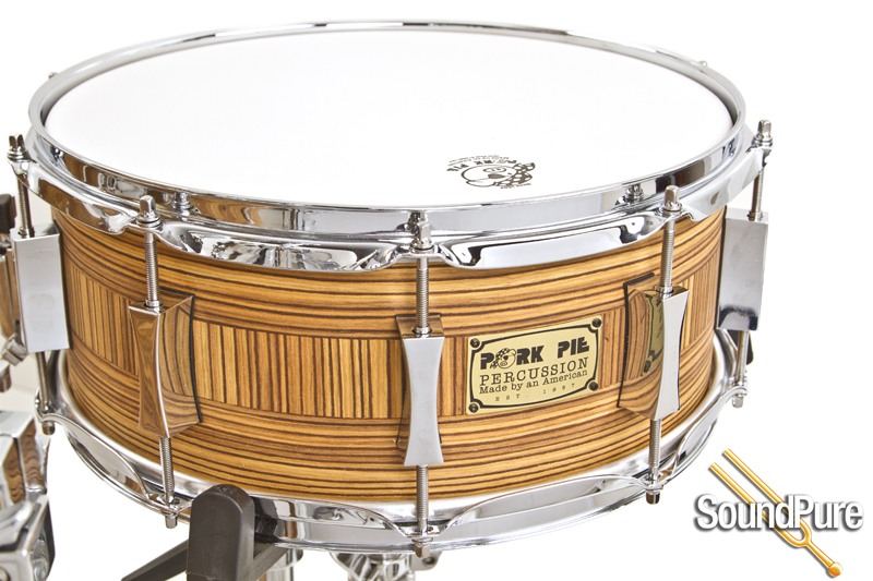 Pork Pie 4pc Zebrawood Maple Drum Set