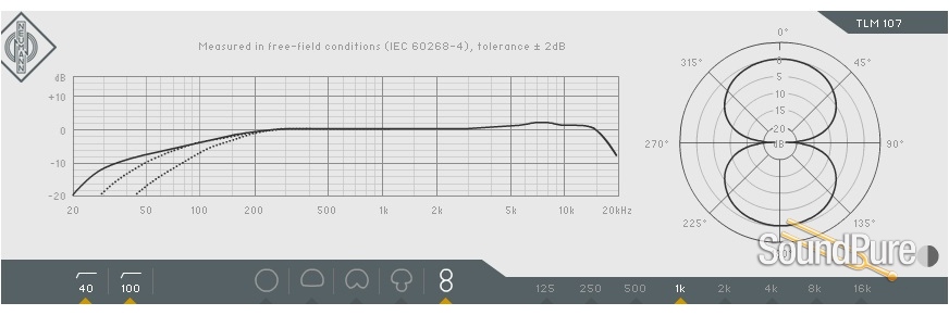 Neumann TLM 107 (Black) Multi-pattern LDC Microphone