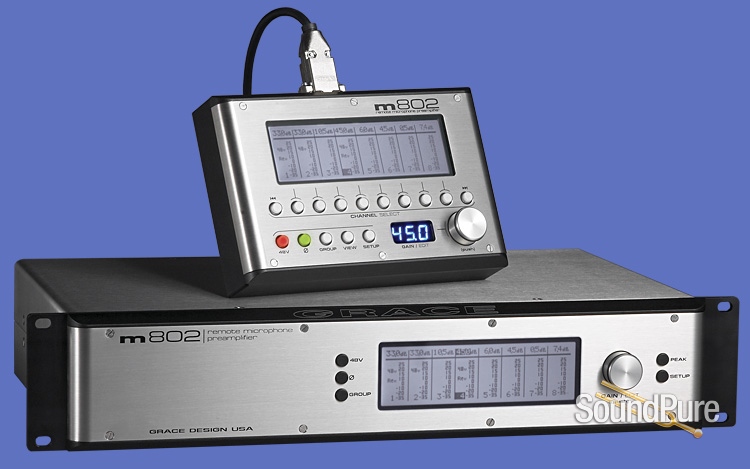 Grace Design Model M802 Remote Microphone Preamp | Soundpure.com