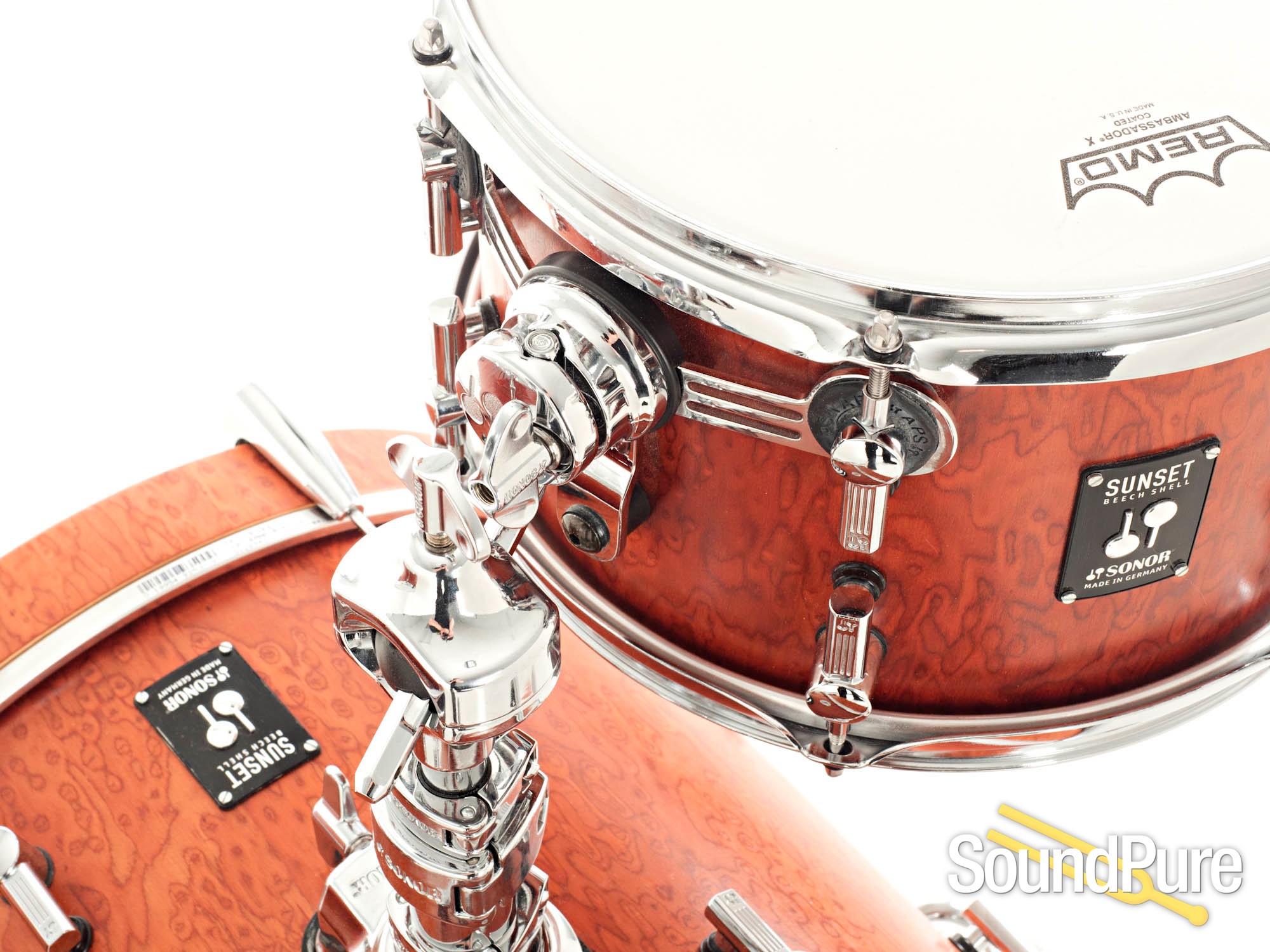 Sonor 3pc Special Edition Sunset Birdseye Beech Drum Set