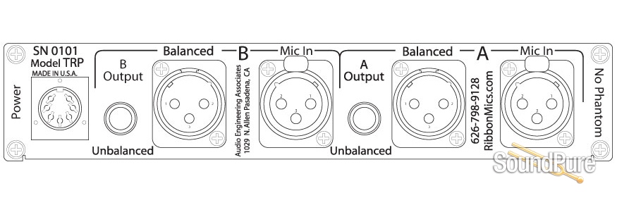 AEA TRP Stereo Ribbon Microphone Preamp | Soundpure.com