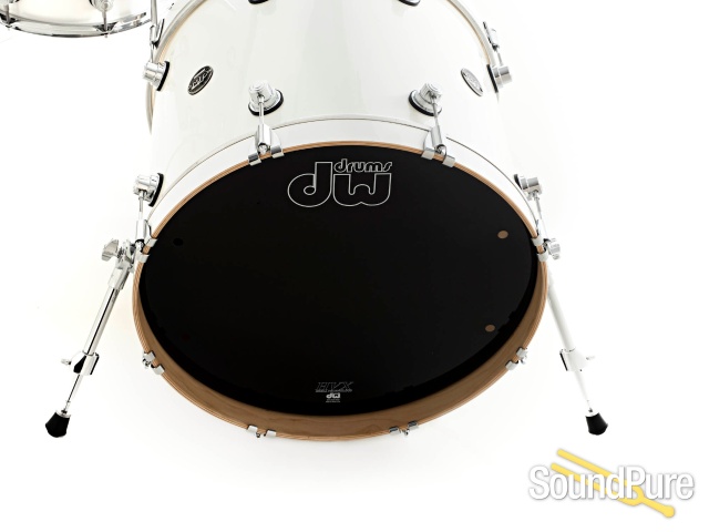 dw drum set white