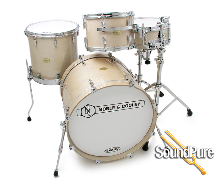 Noble & Cooley 4pc CD Maple Drum Set-Champagne Sparkle
