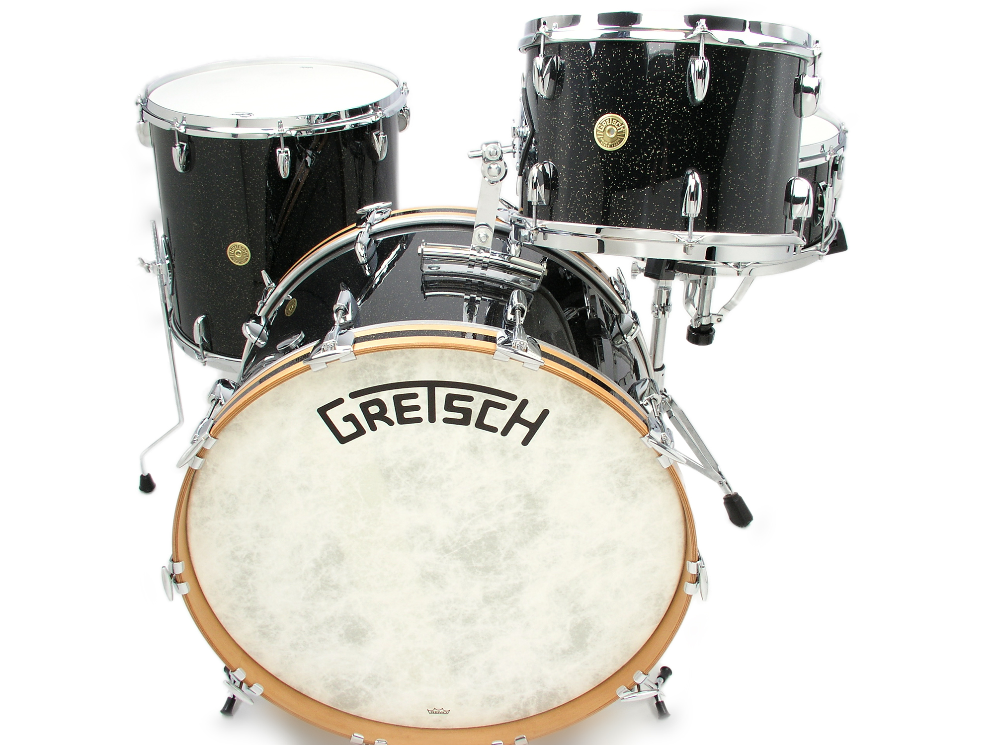 Gretsch 3pc Broadkaster Drum Set Anniversary Sparkle